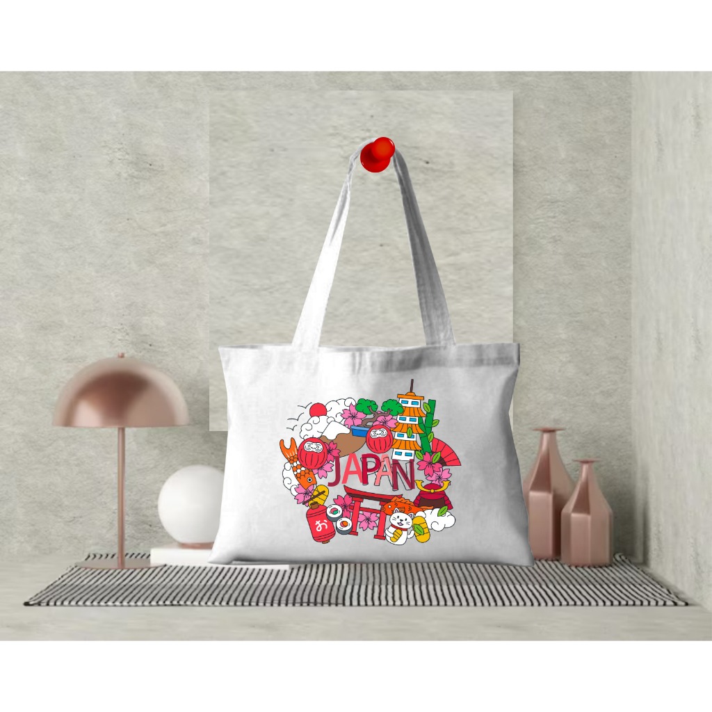 Tokyo Japan Souvenir Bags Many Models - Japanese Totebags Many Models ...