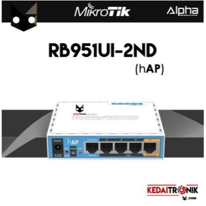 New Mikrotik Router RB951Ui-2nD HAP RB 951Ui 2nD RB951 | Shopee Malaysia