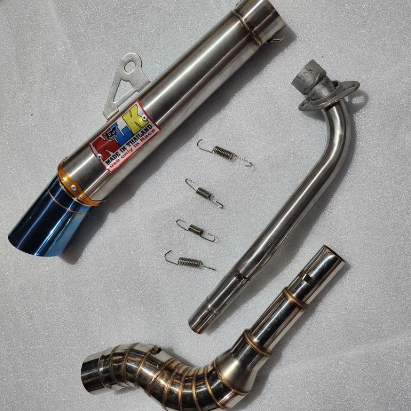 Open pipe Canister Nlk 51mm Exhaust 1Set for Xrm 125 Xrm 110 Wave 125 ...
