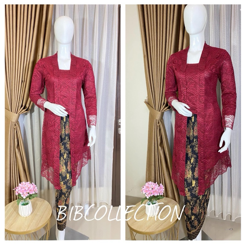 HITAM Modern kebaya/Black kebaya/Black kebaya/Pajamas/ Tunic kebaya ...