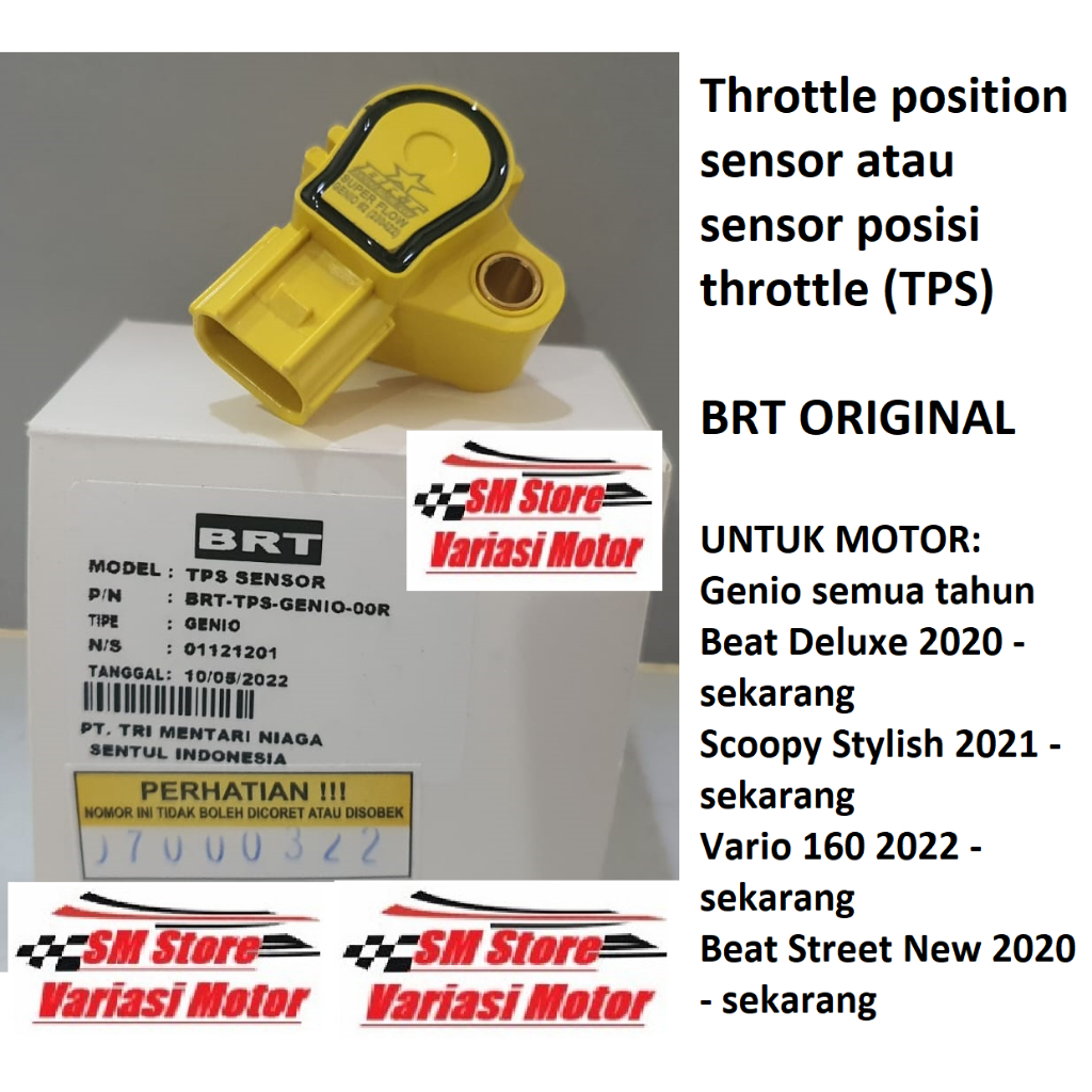 Throttle position Sensor Or throttle position Sensor TPS Sensor BRT ...