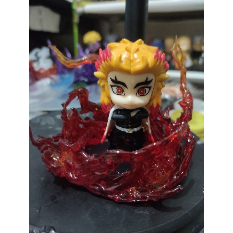 Rengoku Fire figure And effect set | Shopee Malaysia