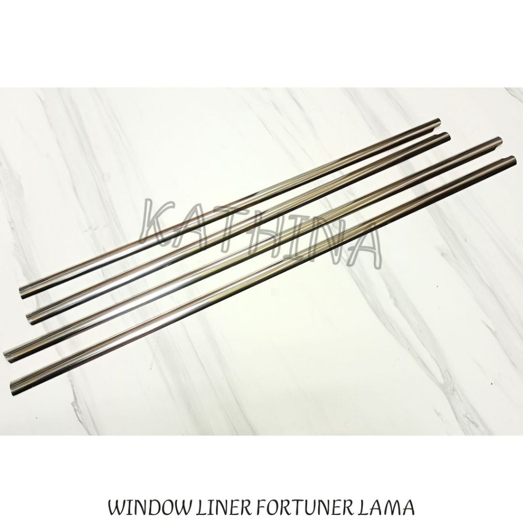 Old Fortuner Car Side Window Liner List Chrome Glass | Shopee Malaysia