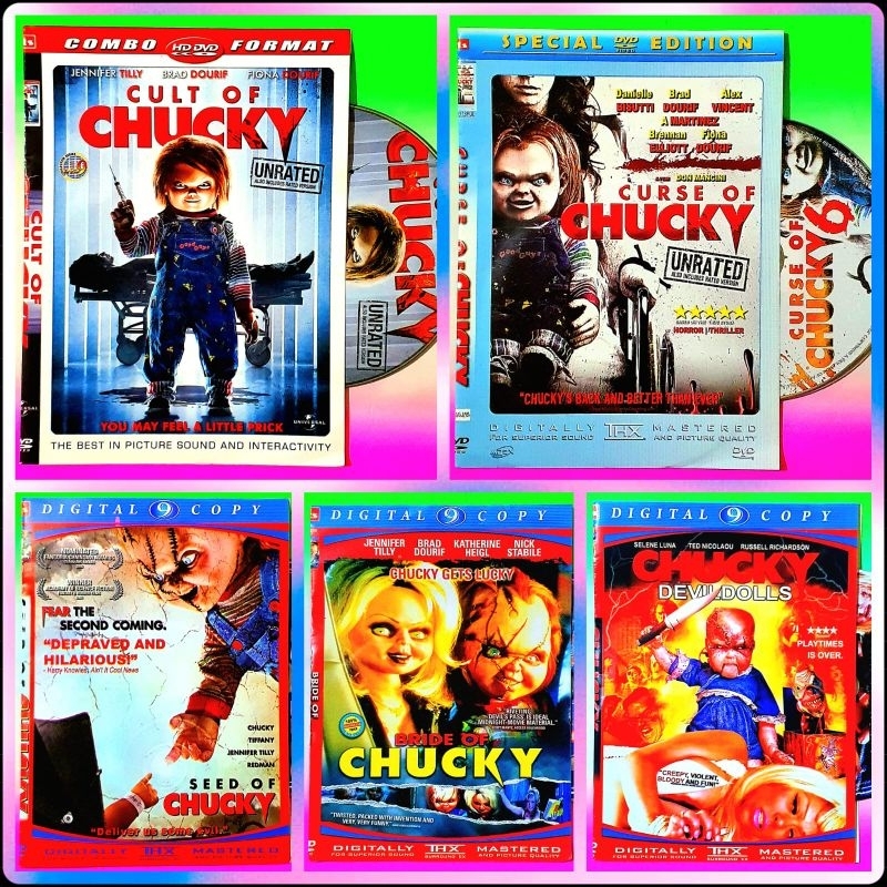 Chucky HORROR Western DVD Cassette Complete FULL BOX | Shopee Malaysia