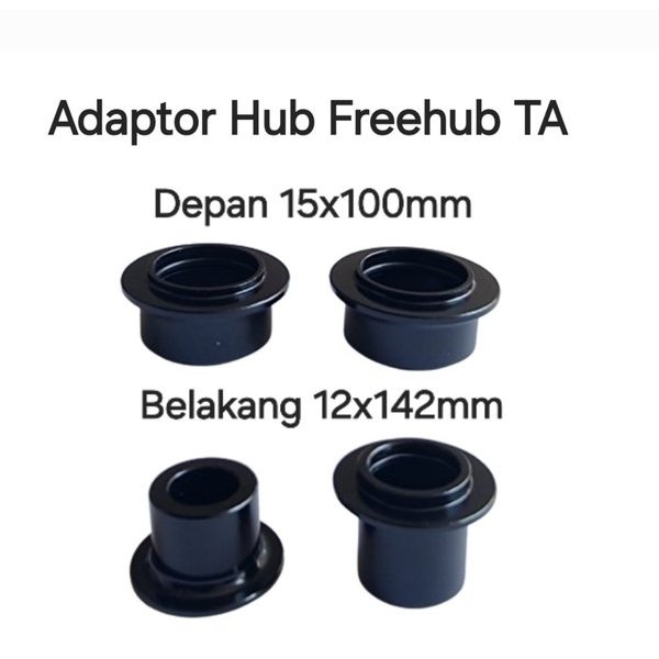 Freehub TA Thru Axle Hub Adapter Convert Adapter Hub Freehub QR to TA ...