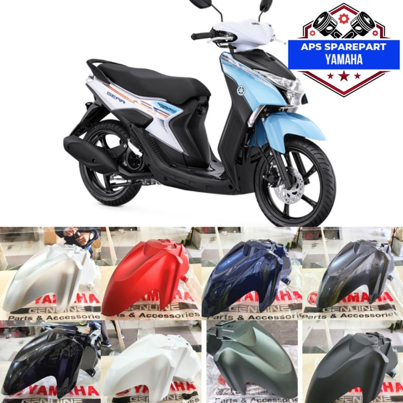Original Front Fender slebor mio gear 125 gear125 Code B3W | Shopee ...