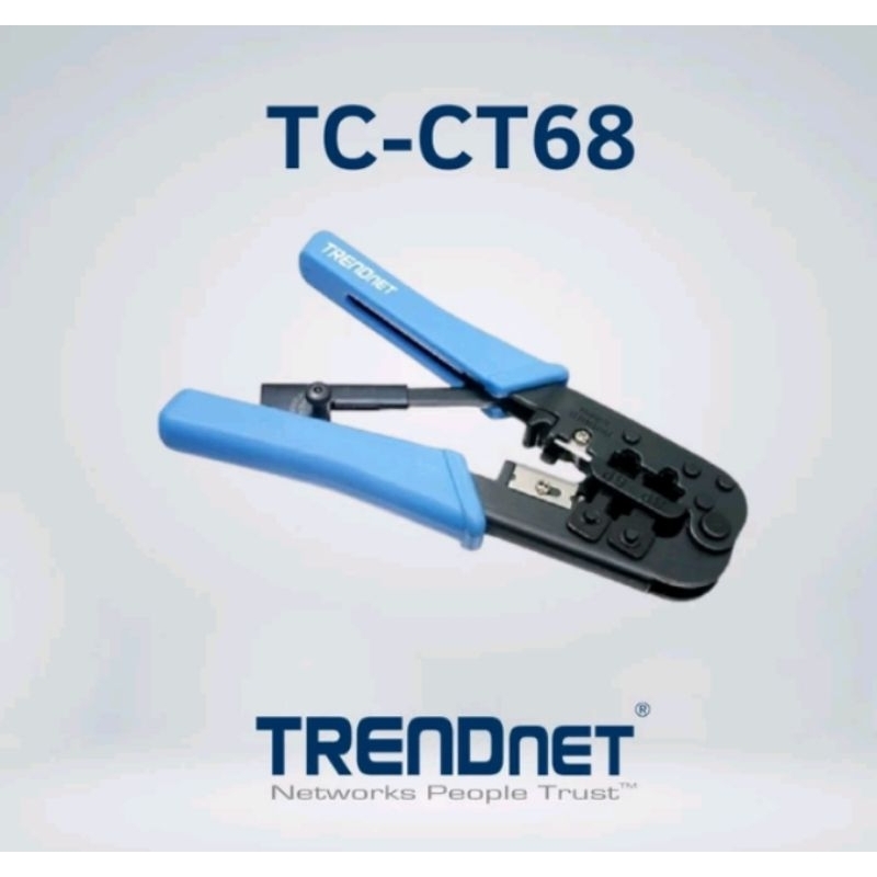 Trendnet TC-CT68 Rj11 Rj45 Crimp/Cut/Strip Tool Trend Net Original ...