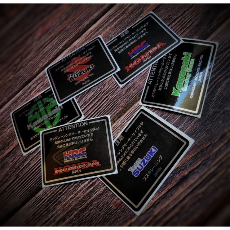 Japan Motorcycle Warning Sticker (crum) | Shopee Malaysia