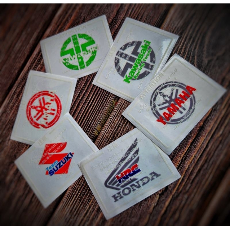 Japan Motorcycle Warning Sticker (Transparent) | Shopee Malaysia