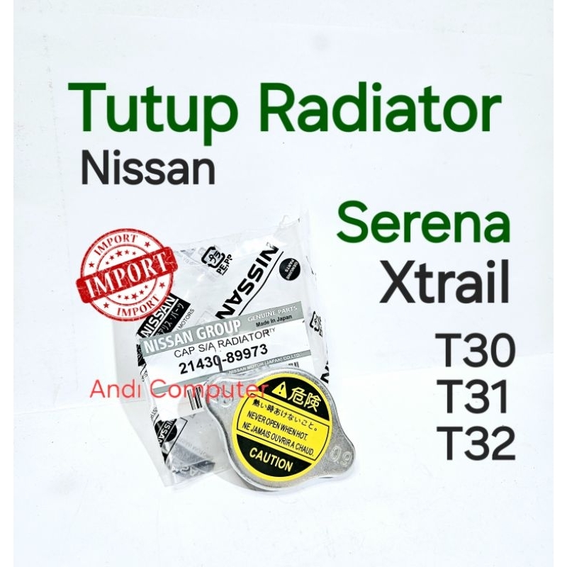 Nissan Serena Xtrail T30 T31 T32 Radiator Cap | Shopee Malaysia