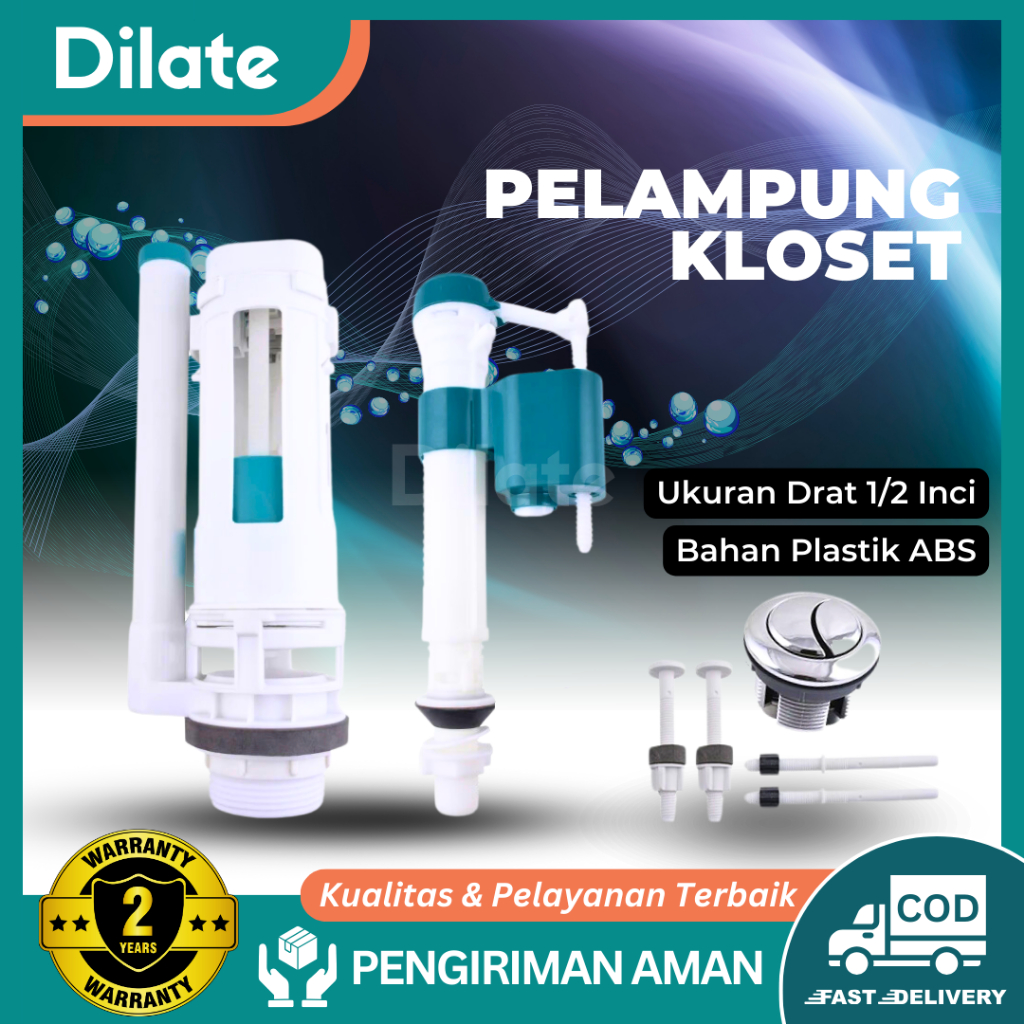 MESIN Automatic Closed Automatic Toilet Machine Wc Closet Sitting Float ...