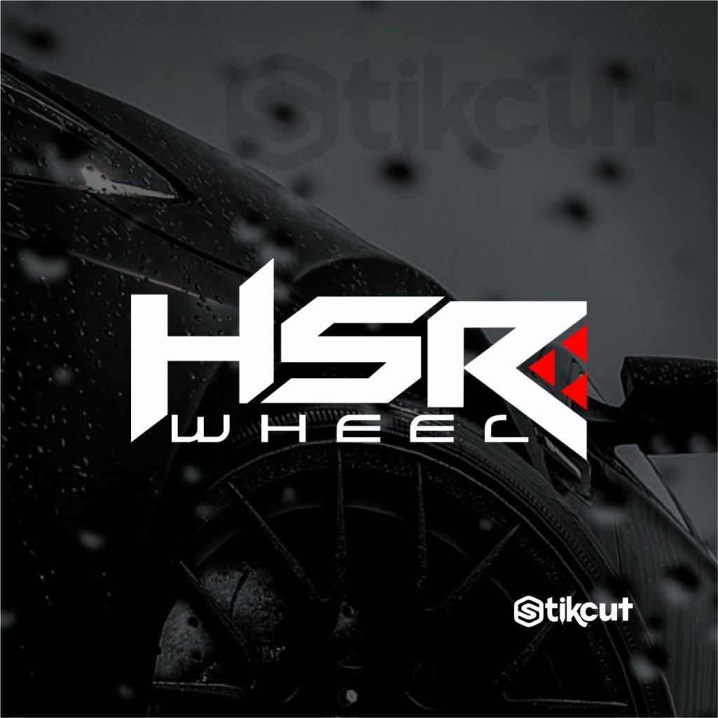 Hsr Racing Wheels logo StikCut Sticker Lights Up | Shopee Malaysia