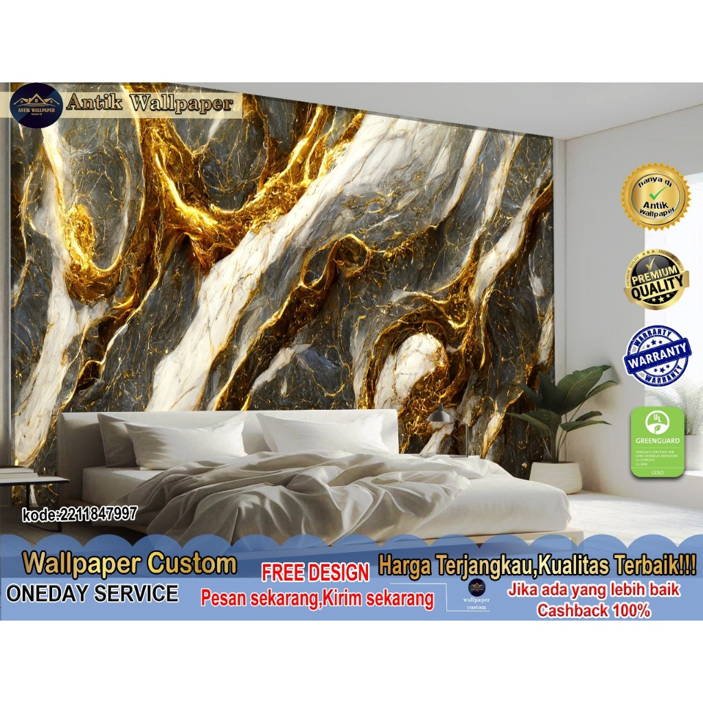 Wall[marble Theme 3D Custom paper | Marble | Living Room Wallpaper ...