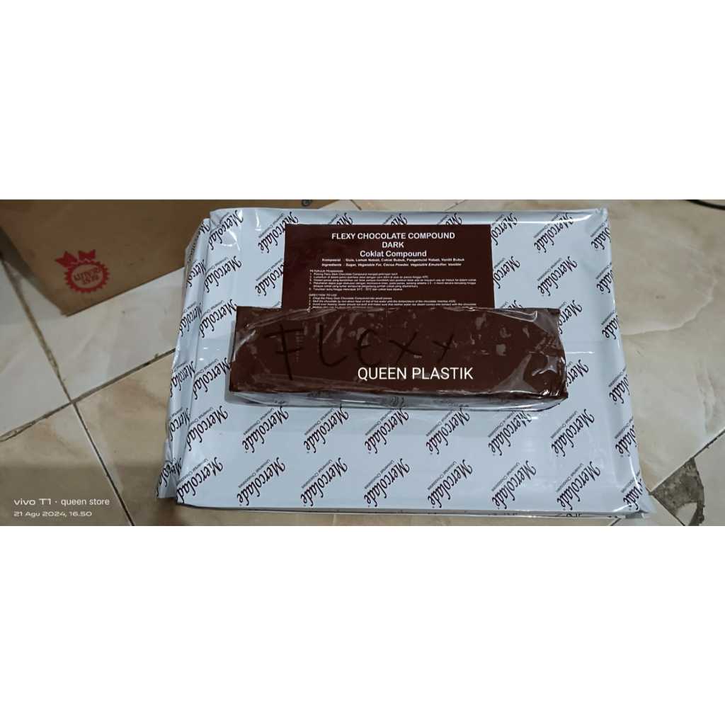 Mercolade Flexi Dark Compound Chocolate Block -+ 1kg | Shopee Malaysia
