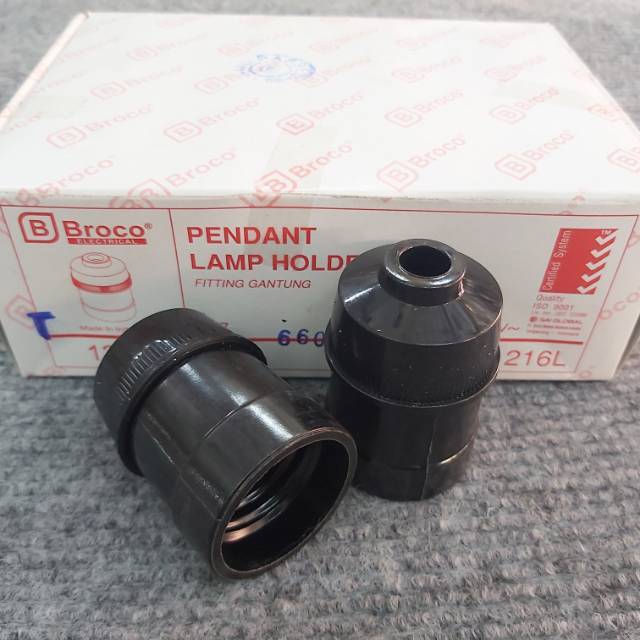 HITAM 1 PACK CONTAINS 12 PCS Broco BLACK HANGING FITTINGS/ Broco ...