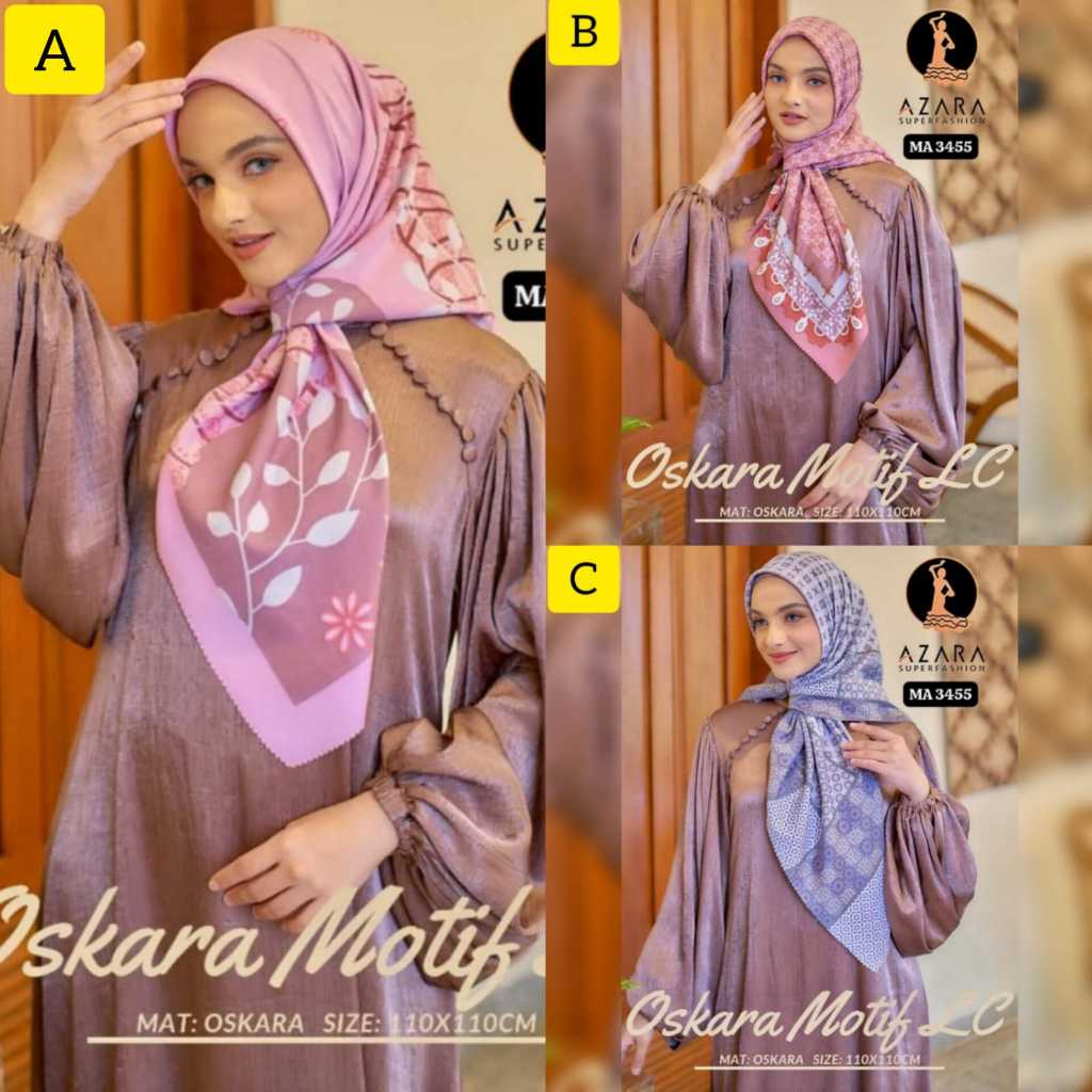 Part 3 - Laser Cut Azara Rectangular Hijab / Motif Rectangular Hijab ...