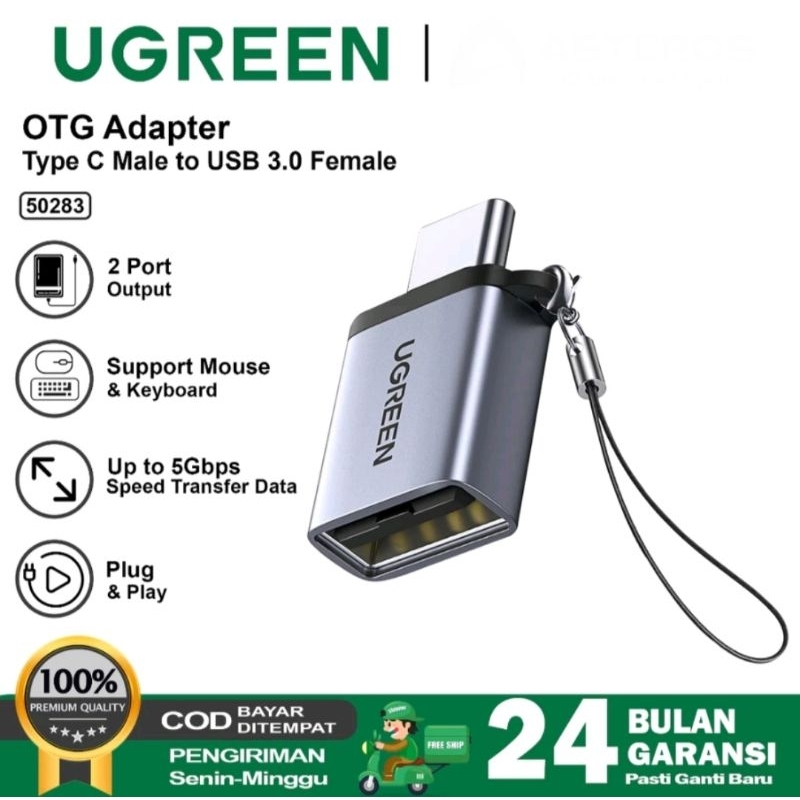 UGREEN OTG USB To TYPE C 3.0 Charging / Data Transfer / External HDD ...