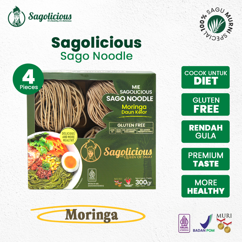 Sagolicious - Moringa Leaf Box Sago Noodles contains 4 pcs | Shopee ...