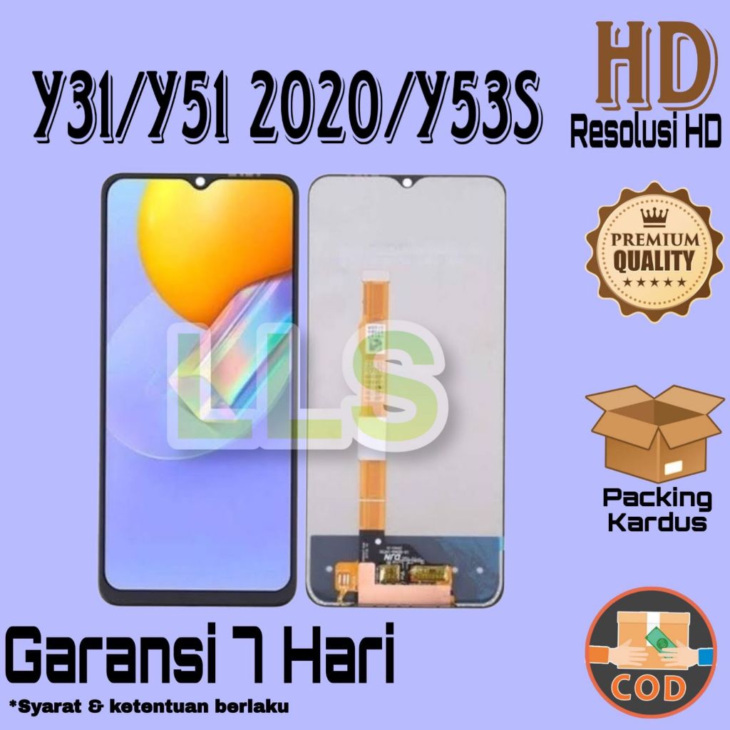 Lcd TOUCHSCREEN VIVO Y31 2020/Y51 2020/Y53S FULLSET | Shopee Malaysia