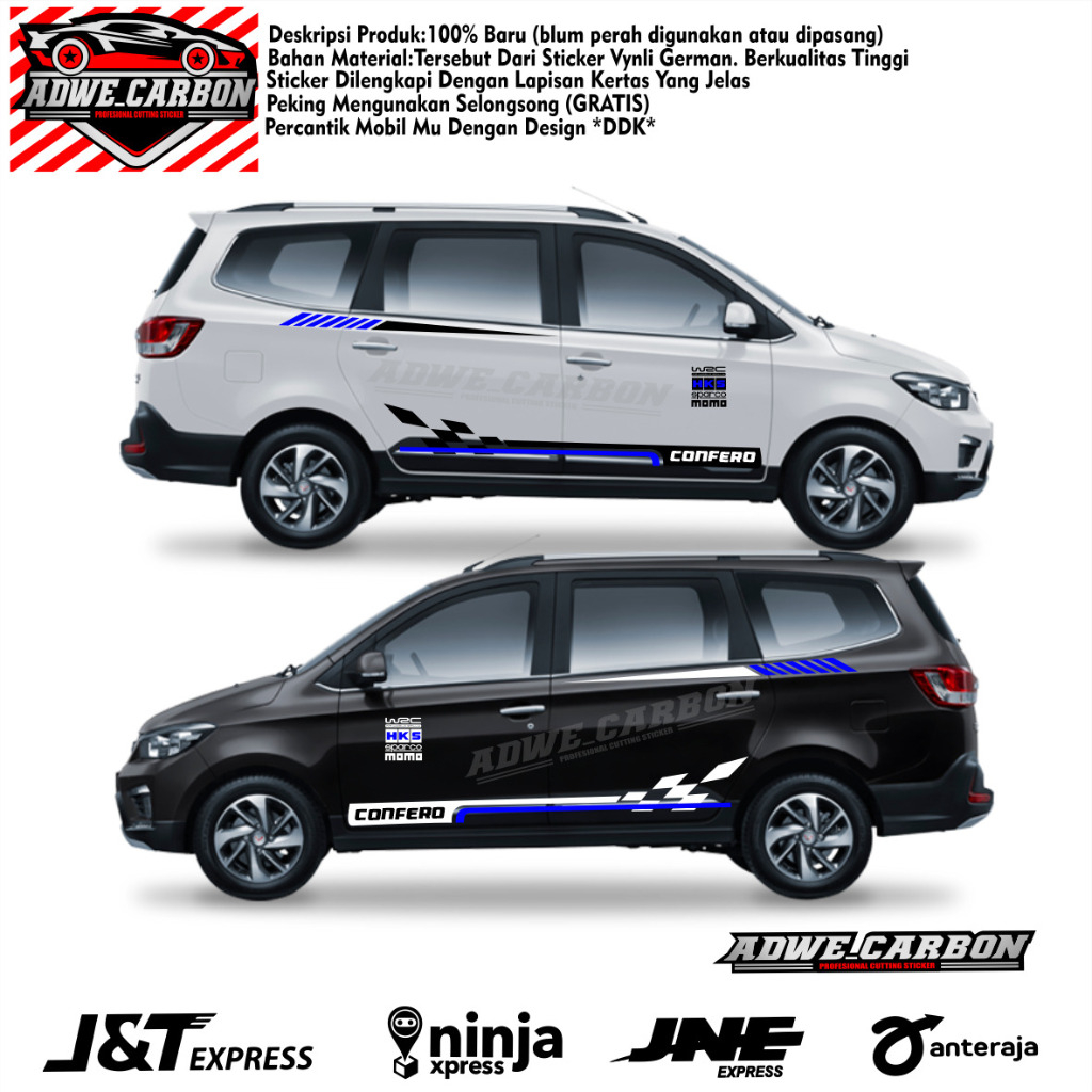 Sticker wuling confero sticker Car sticker confero sticker list confero ...