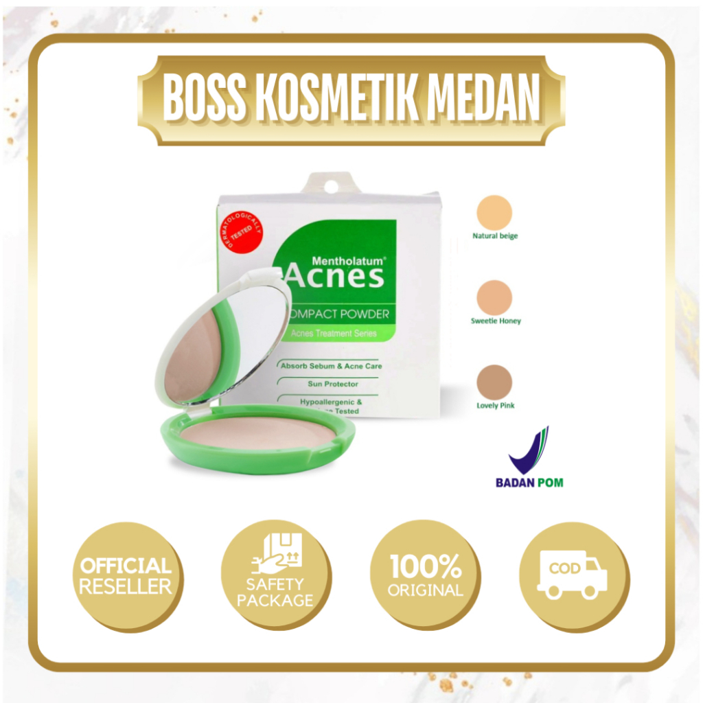 Acnes COMPACT POWDER (Absorb Sebum & Acne Care) | Shopee Malaysia