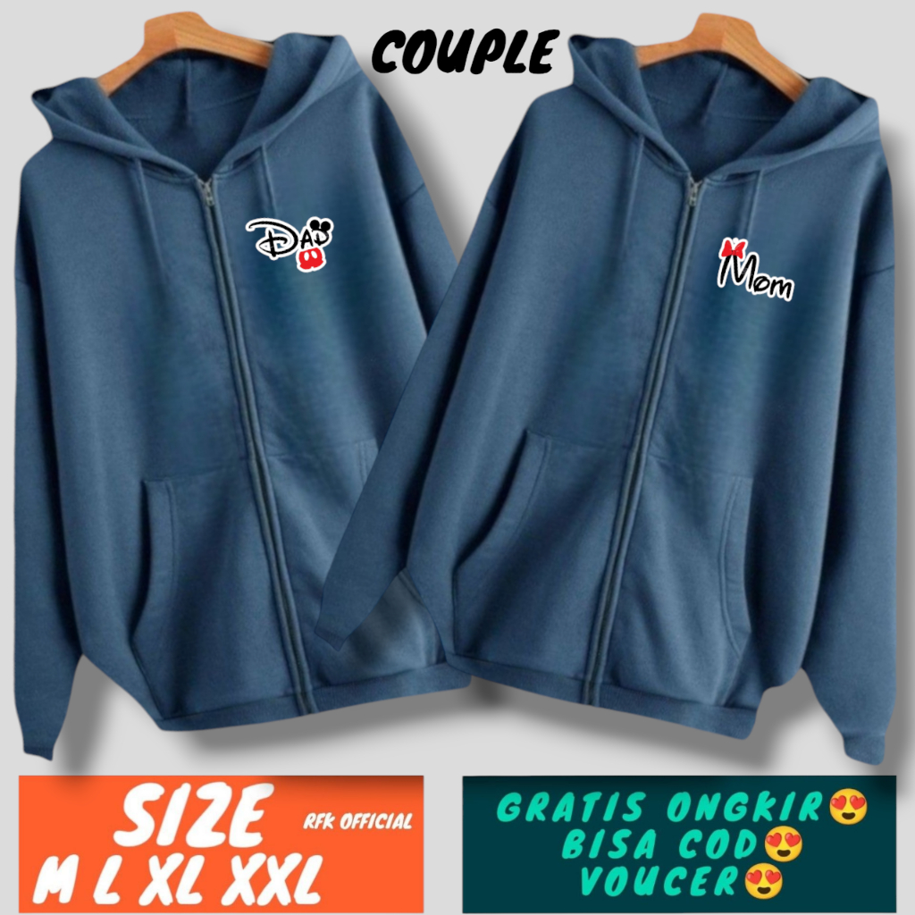 (CONTAINS 2 JACKETS) ZIPPER couple JACKET / 2 pcs couple jacket ...