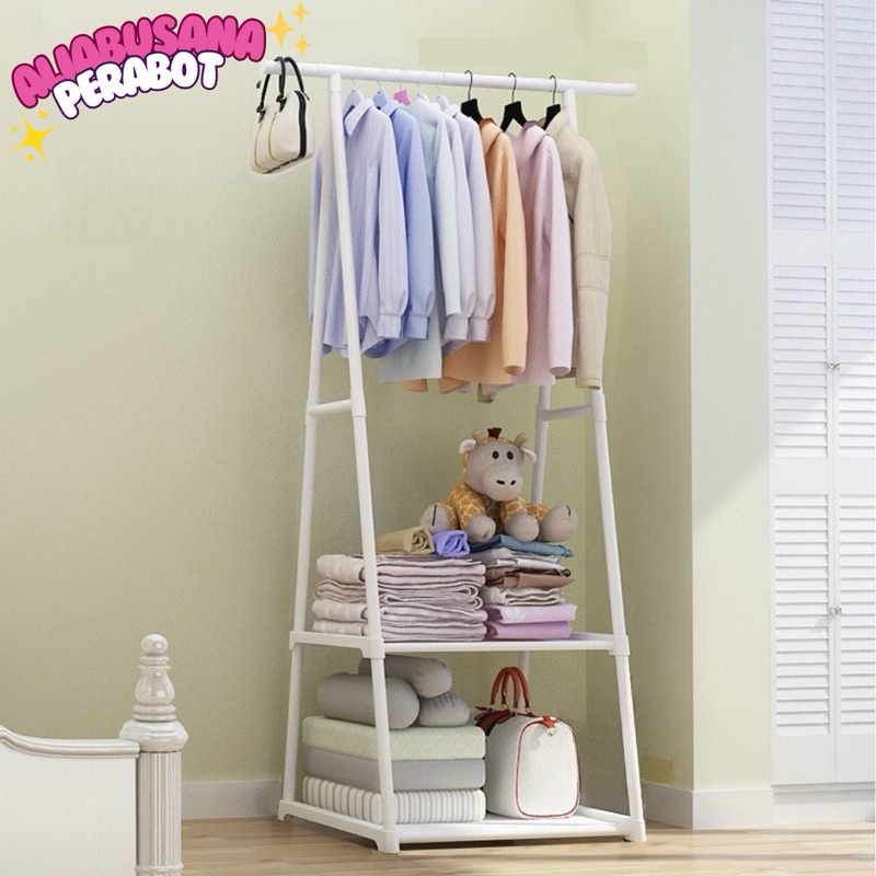 Multipurpose TRIANGLE CLOTHES RACK/SHOES RACK/BAG RACK/TRIC CLOTHES ...