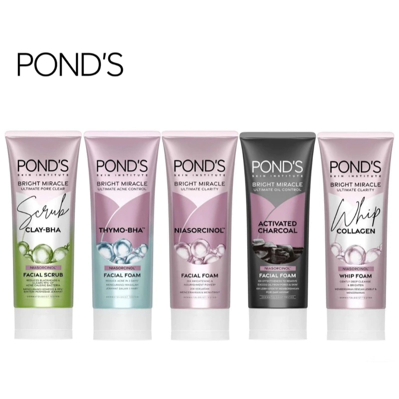 Ponds Facial Foam, Facial Wash Soap 50g | 100g | Shopee Malaysia