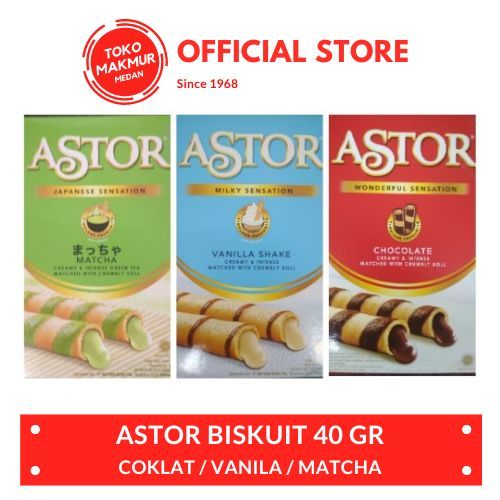 Chocolate / VANILLA / MATCHA WAFER ASTOR 40 GR | Shopee Malaysia
