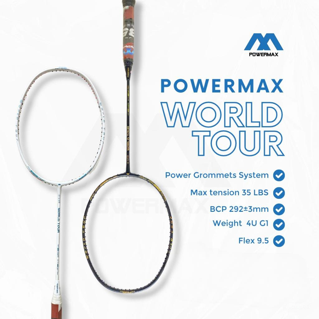 Powermax Badminton Racket World Tour Original | Shopee Malaysia