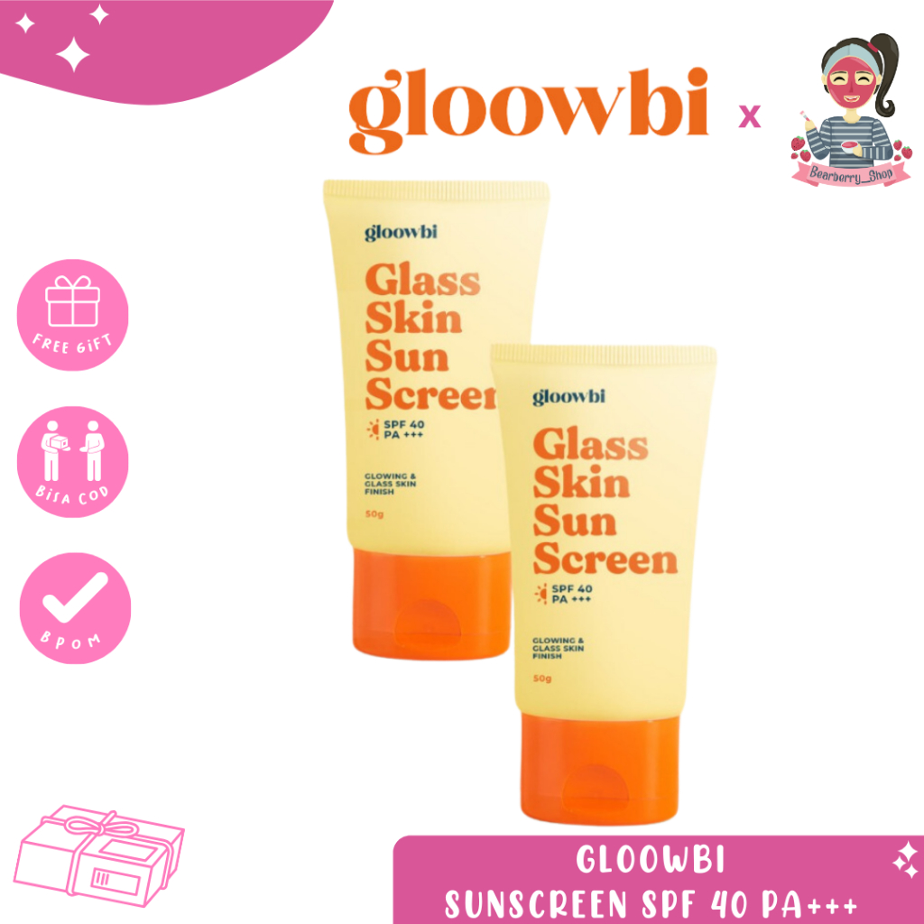[FREE To CHOOSE GIFT] READY READY TO SEND GLOOWBI SUNSCREEN 50ml BPOM ...