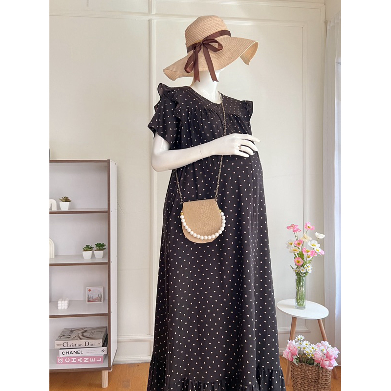 Ayujelita.id Homedress Jennie premium busui friendly pregnant negligee ...