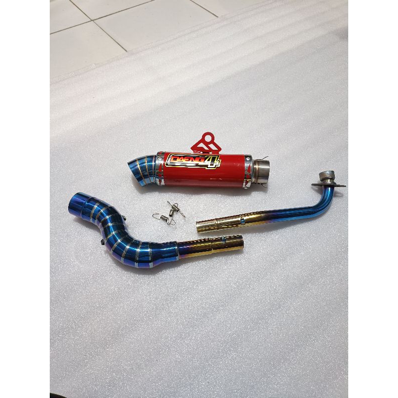 Daeng sai4 Pipe canister conical open specs exhaust Pipe for Wave 125 ...