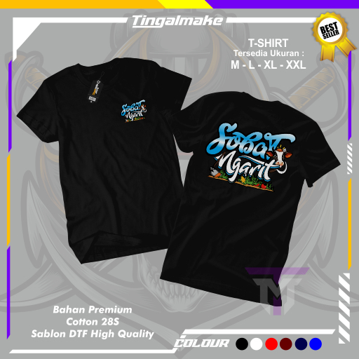 Baju Distro Sobat Ngarit V3 Viral Latest Design Unisex - Kaos Distro ...