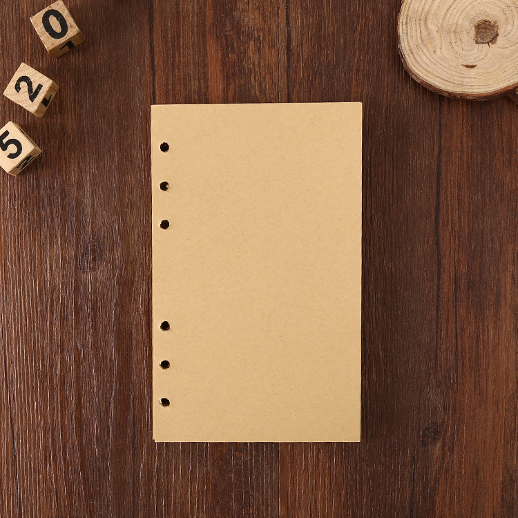 Binder Paper A5 Loose Leaf Refill Brown Paper Binder | Shopee Malaysia