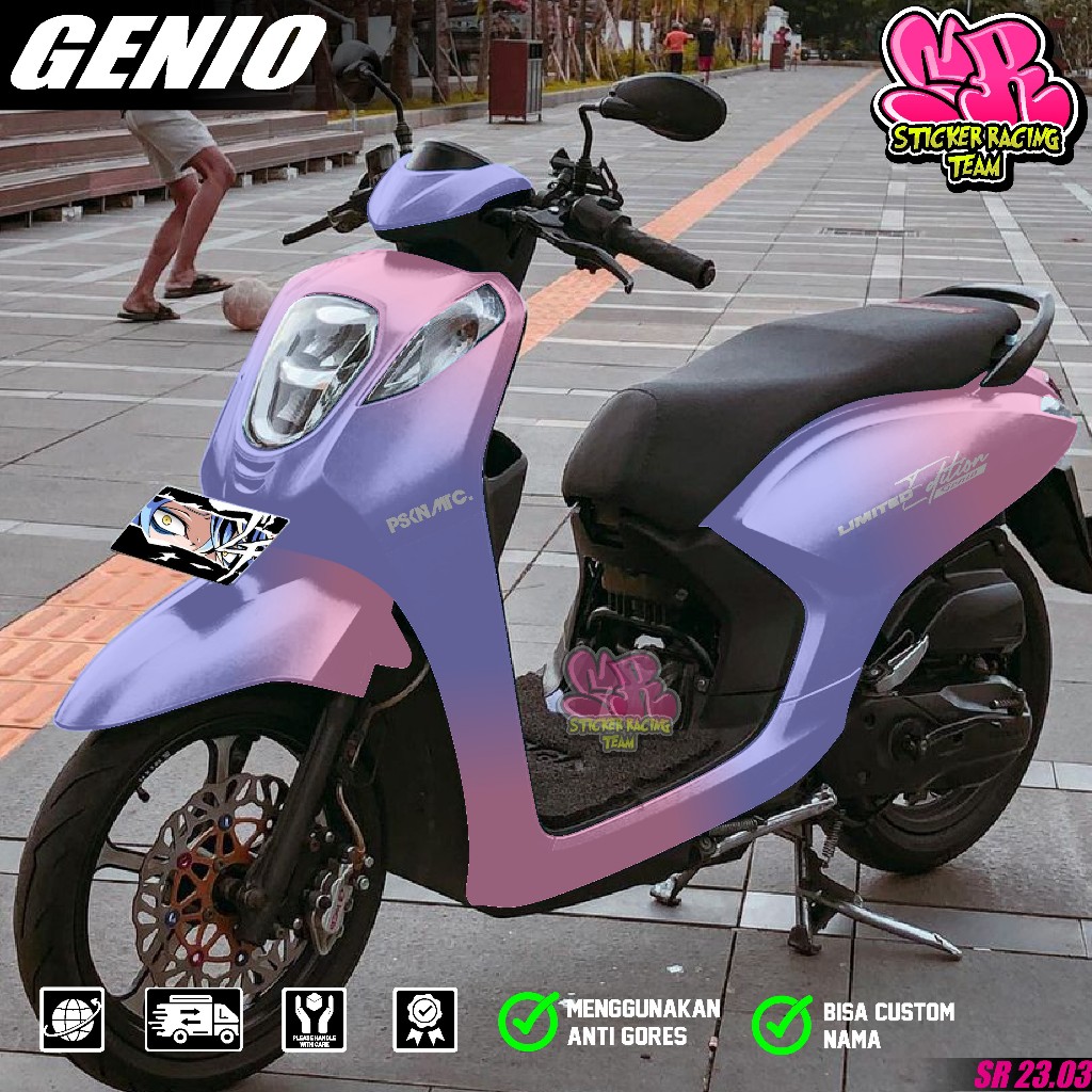 Honda Genio Motorcycle Full Body Decal Sticker 2019 2020 2021 2022 2023 ...