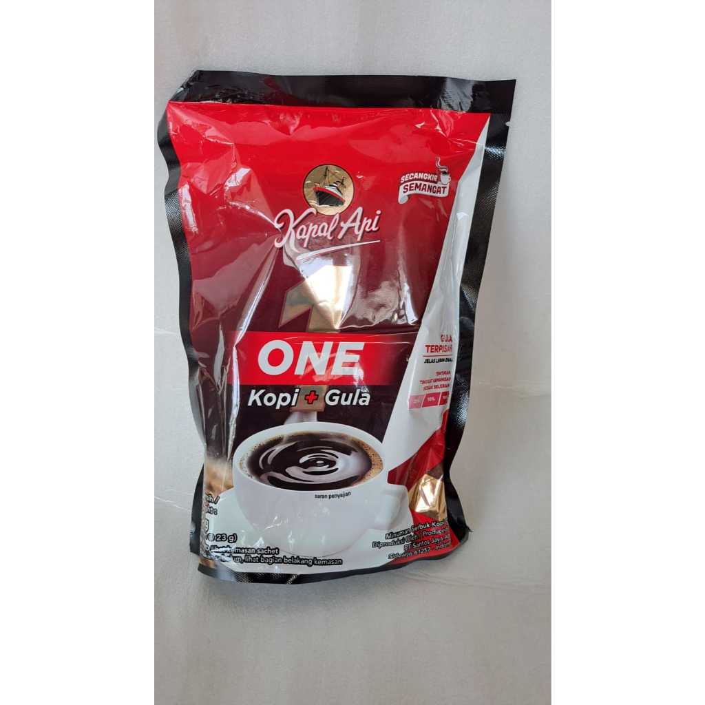 Kapal API ONE 1 Bag Contents 10 Sachets x 23gr/ship API Coffee Plus ...