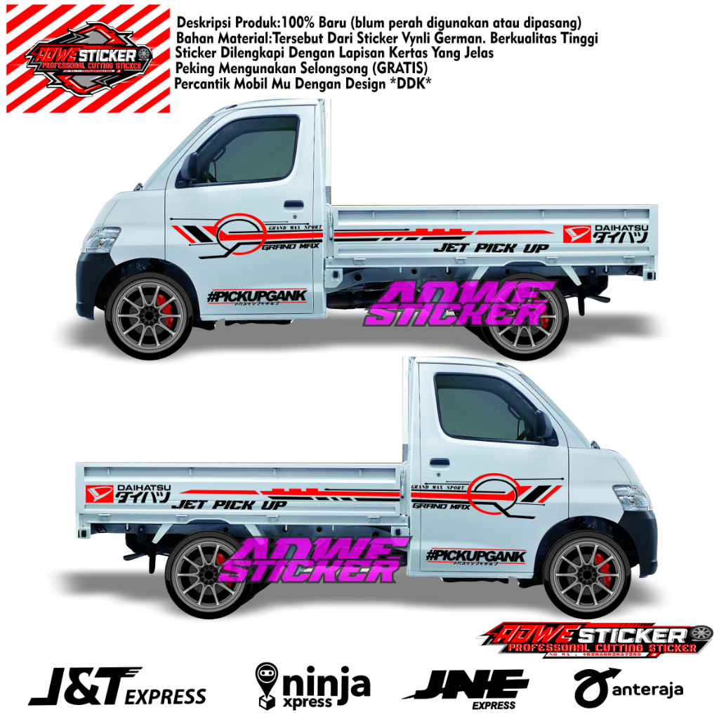 Sticker cutting pick up gran max apv CARRY L300 t120ss Sticker ...