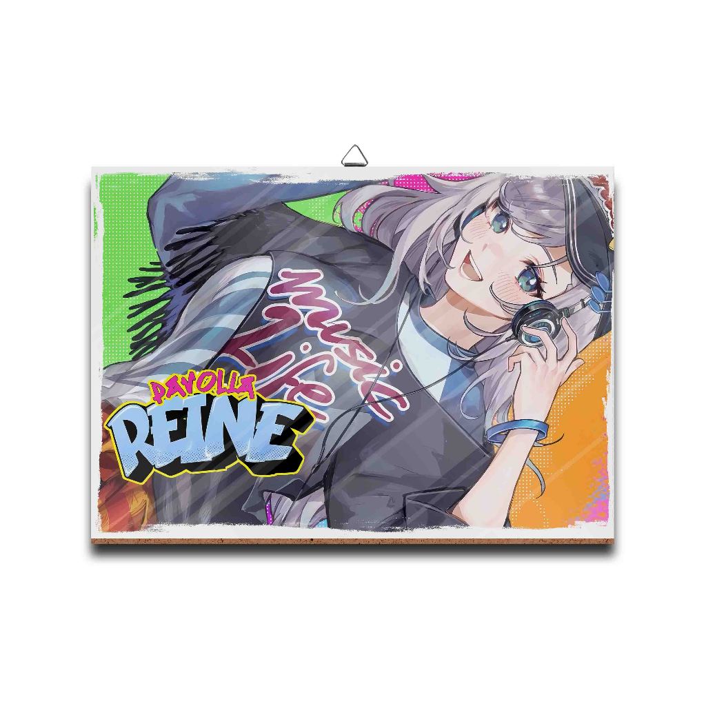 HI STREET TIME PAVOLIA REINE vtuber anime wooden wall Poster - HOLOLIVE ...