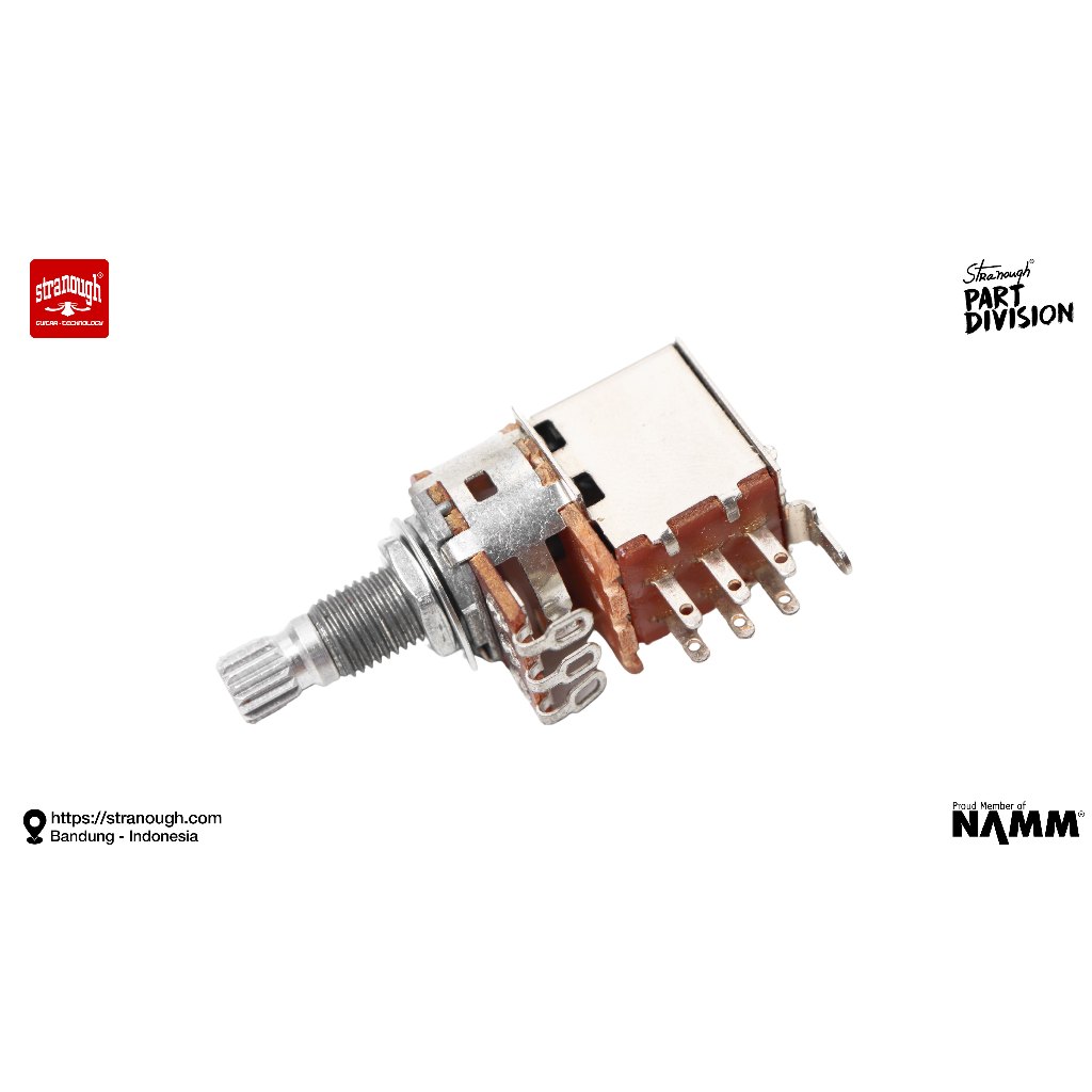 Alpha 500k A (Audio) Push Pull Split Shaft Potentiometer | Shopee Malaysia