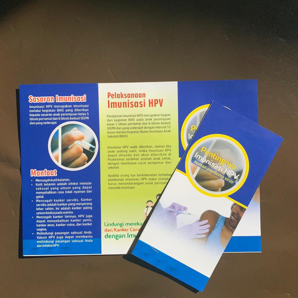Health Brochure | Leaflet The Importance Of HPV Immunization ...
