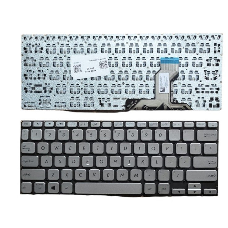 Asus VivoBook 14 A420 X420 A420U A420UA M409 M409B Silver Keyboard ...