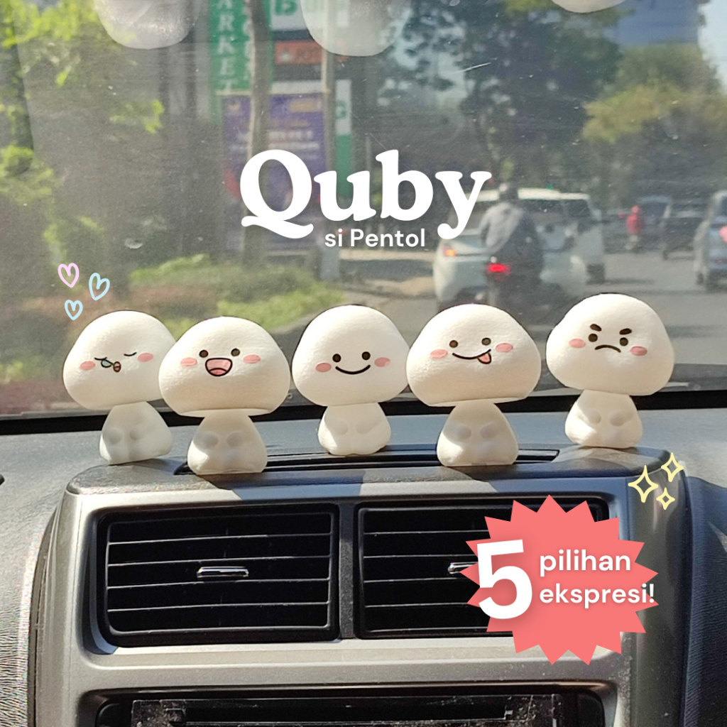 Quby Car Dashboard Pentol Display Table Decoration | Bobble Head Bobble ...