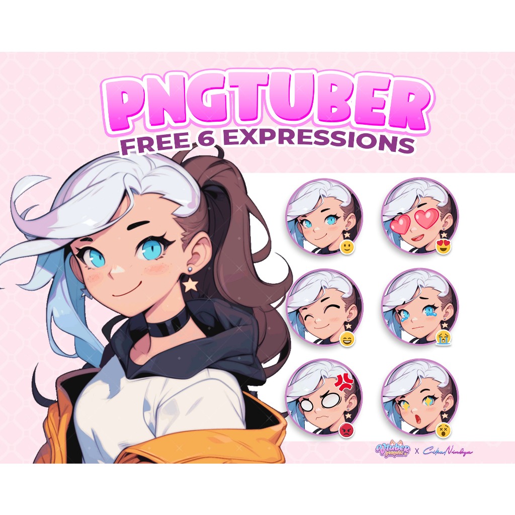 Png Tuber For Streaming: Add Cute Characters To Your Content, Adorable ...