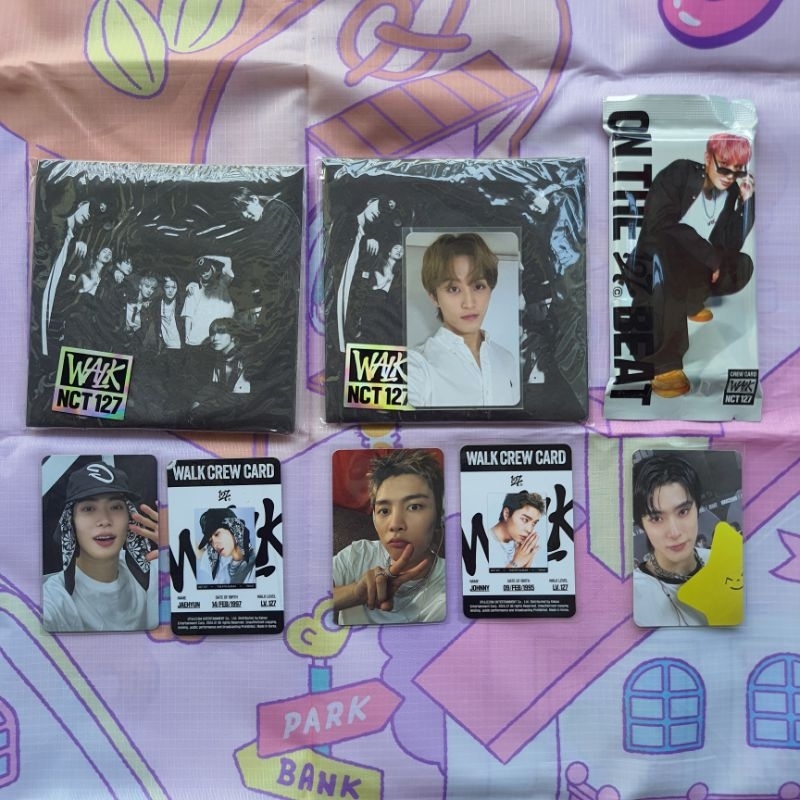 Start 20K ️SEALED NCT 127 THE 6TH ALBUM [WALK] Poster & Character Card ...