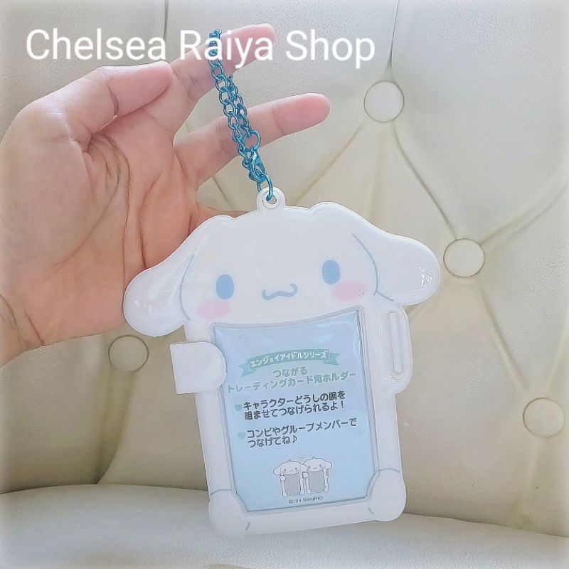 Keychain Photo Card Holder Sanrio Cinnamoroll Character Cinamorol ...