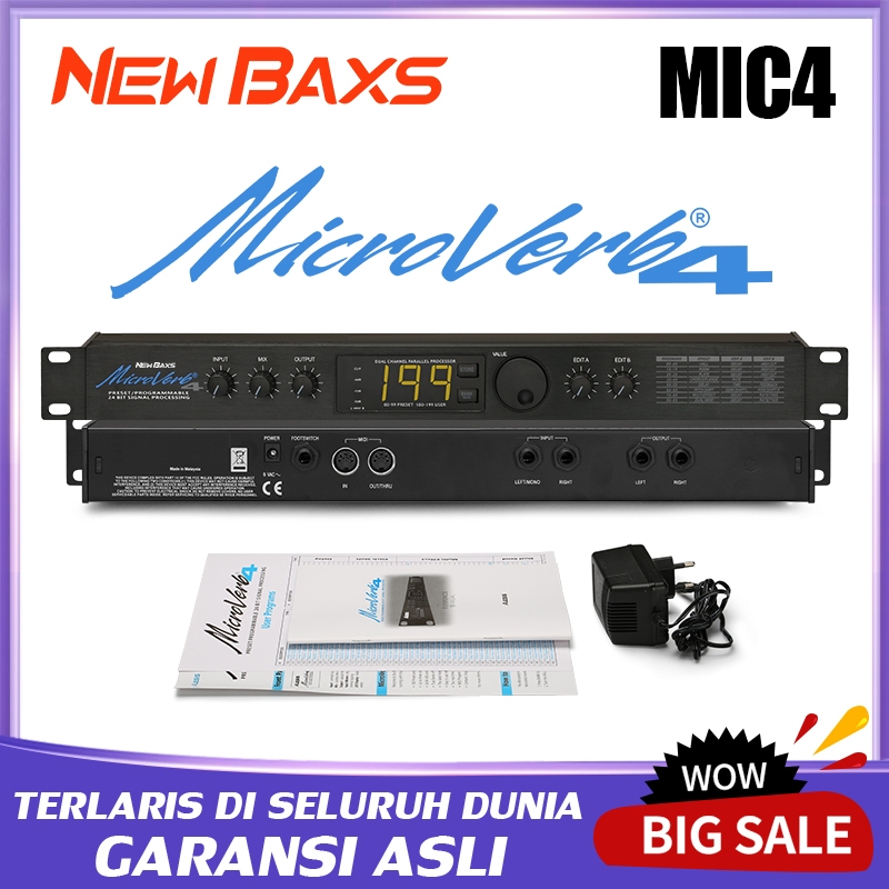 New BAXS Microverb 4 Vocal Effects Offers 100 thresholds and MIC4 user ...