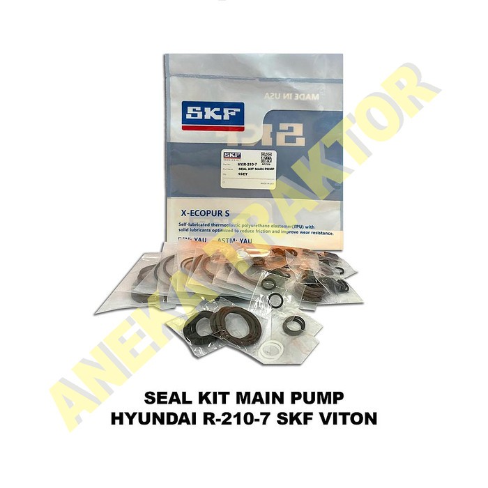 Seal KIT MAIN PUMP HYDRAULIC PUMP HYUNDAI R210-7 R220-9 VTN/NBR ...
