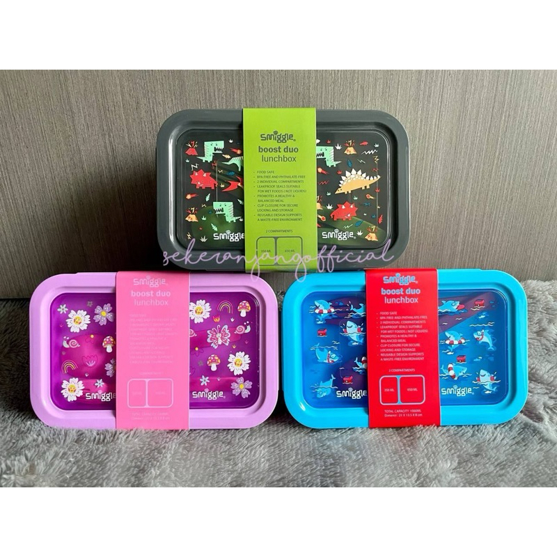 Lunch BOX 2 compartments / CHILDREN'S LUNCH BOX / SMIGGLE LUNCH BOX ...