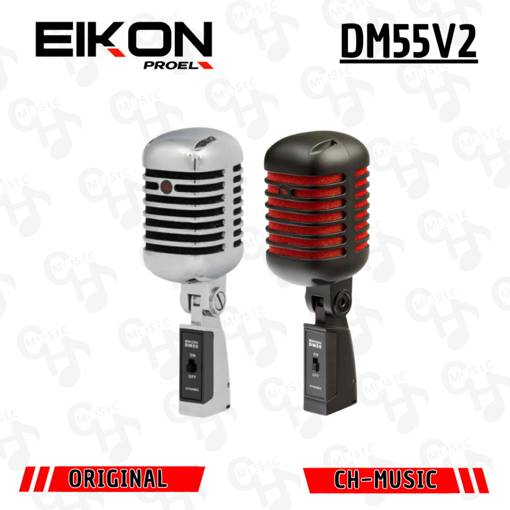 Proel Eikon DM55V2 Vintage Professional Vocal Dynamic Microphone Original DM55V2 | Shopee Malaysia